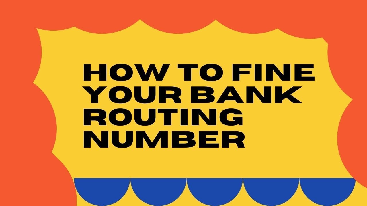 How to fine your bank routing number - YouTube