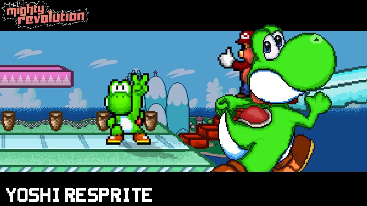 | SSF2 Mods: Yoshi Resprite | Matix 64 | Mighty Revolution - YouTube