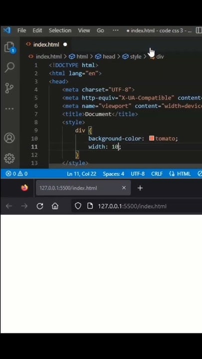 cara mudah memasukkan gambar ke dalam kotak css #coding #programming #html #css - YouTube