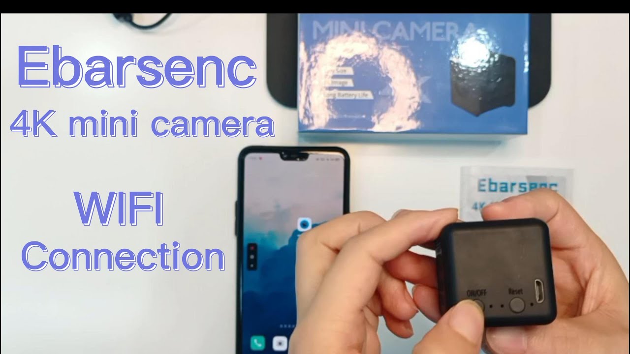 4K mini wifi camera-wifi connection - YouTube