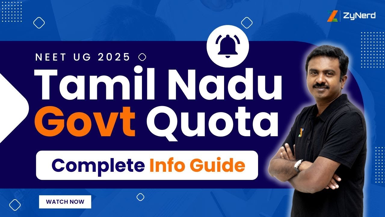Tamil Nadu Government Quota | Complete Info-Guide | NEET UG 2025 ...