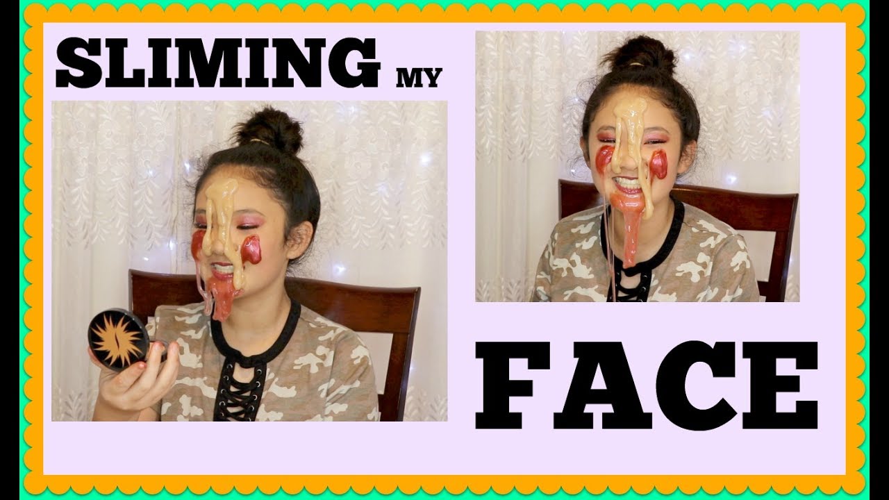 😱SLIME MAKEUP CHALLENGE - YouTube