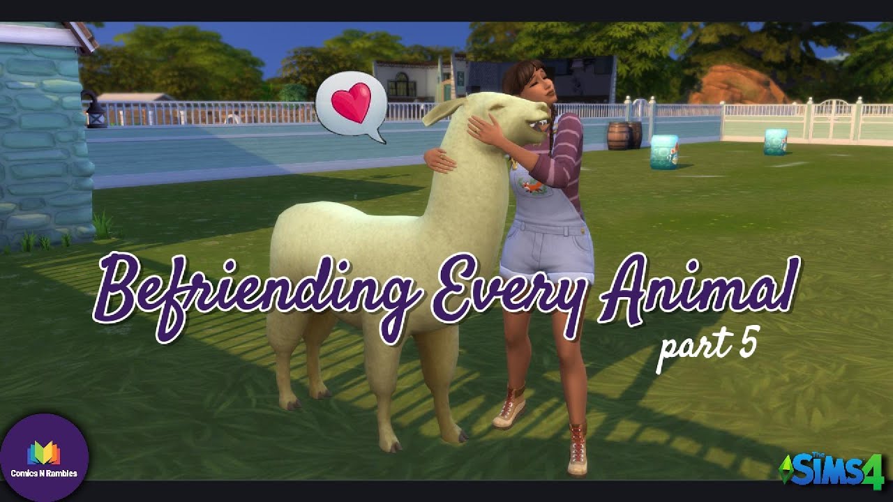 And another little llama! | Befriending all animals in The Sims 4 ...
