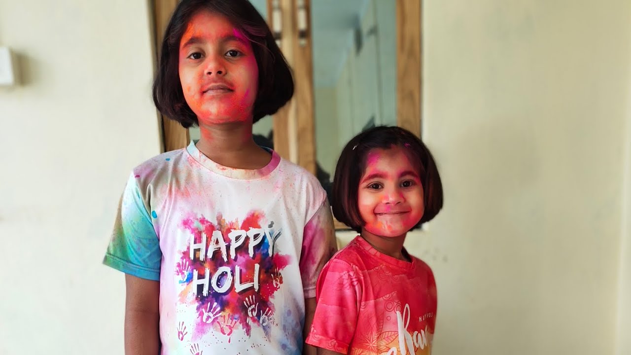 Our #village #vlog 3 #holi #dhamaka #holispecial #trending #viral #cute ...