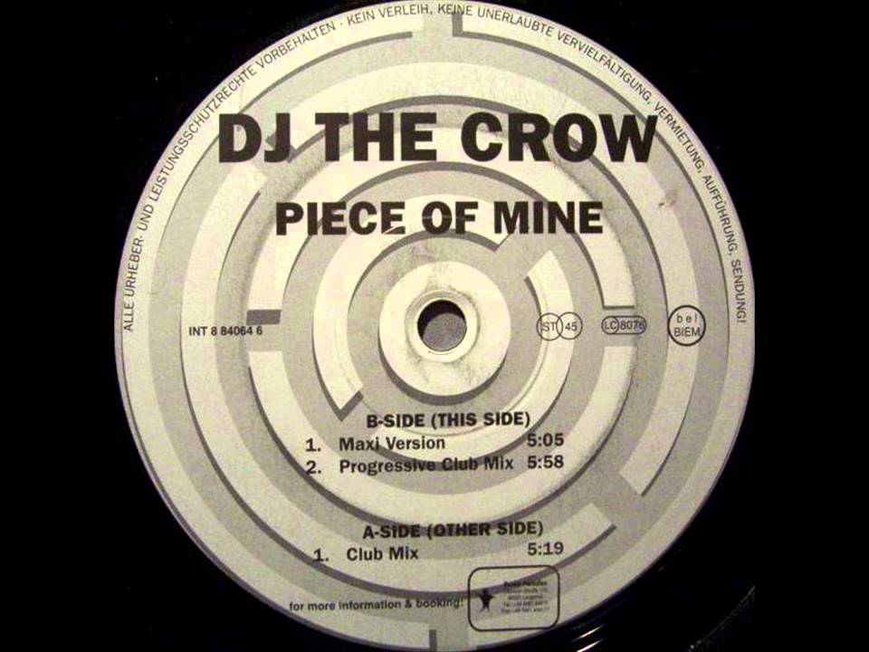 DJ The Crow - Piece Of Mine (1997) - YouTube
