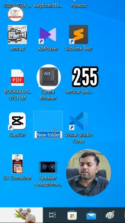 Computer tips how to Create folder Without name and icon Customize folder #shorts - YouTube