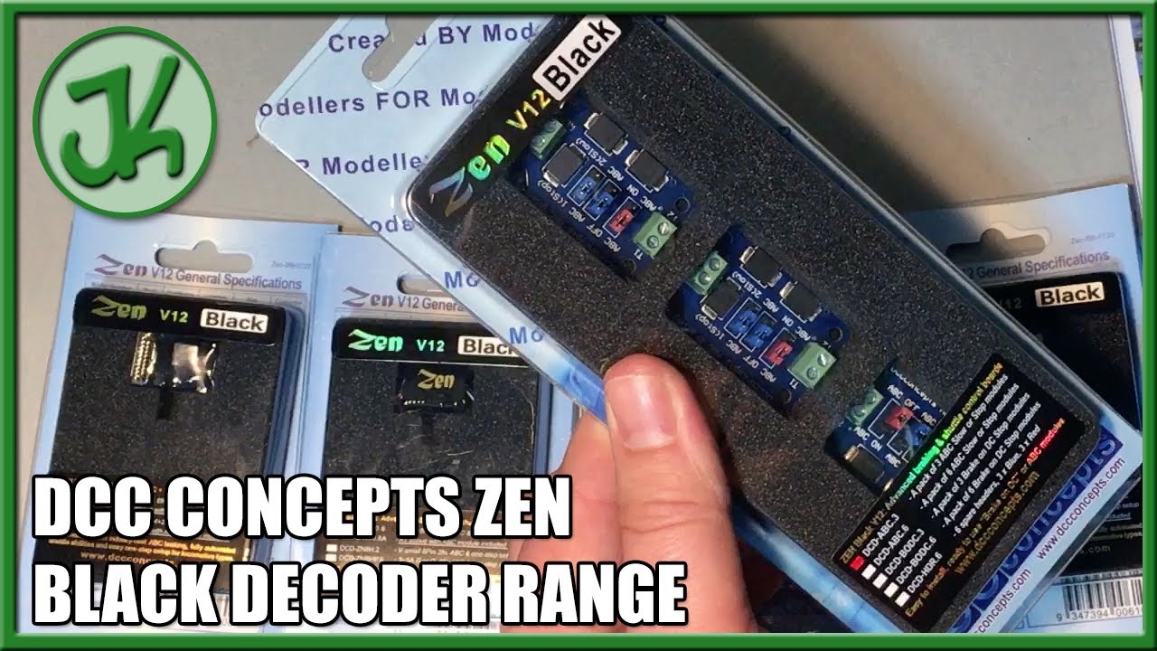 DCC Concepts Zen Black Decoder Range - Taking A Closer Look - YouTube