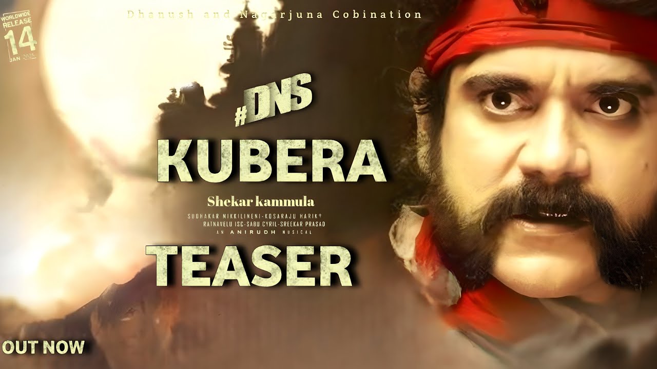 Kubera Official Teaser | Nagarjuna ,Dhanush ,Rashmika ,shekar Kammula | Kubera Teaser , #kubera ...
