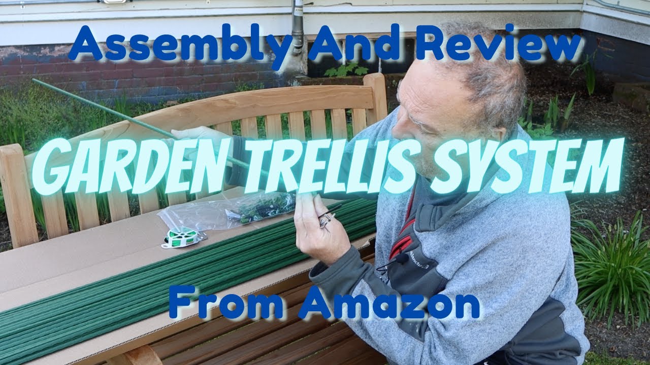 Garden Trellis Kit - Assembly and Review - YouTube