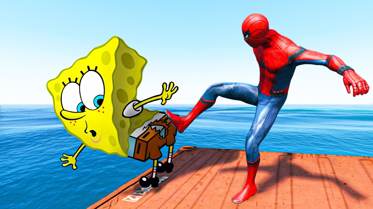 Spongebob Vs Spiderman