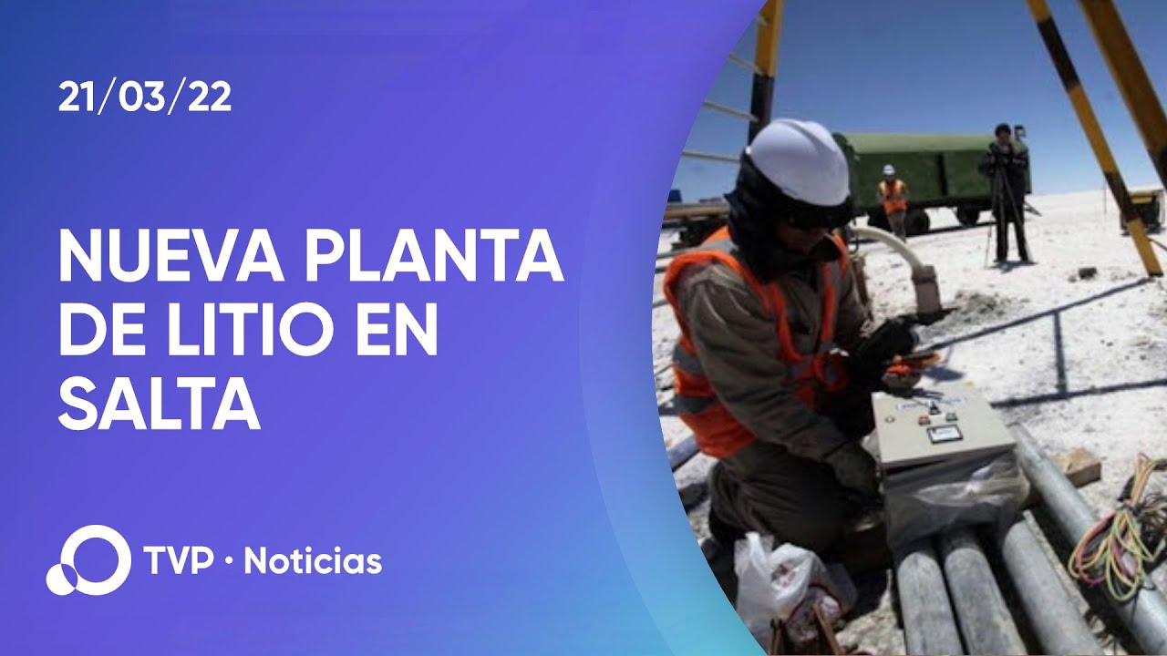Nueva planta de litio en Salta - YouTube