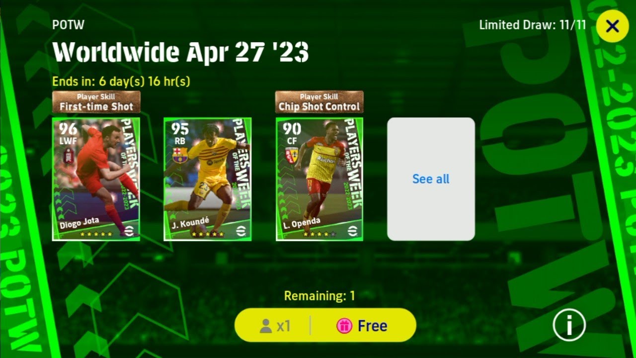 POTW Worldwide Apr 27 '23 - Free Spin Pack Opening: Spin pakai free ...