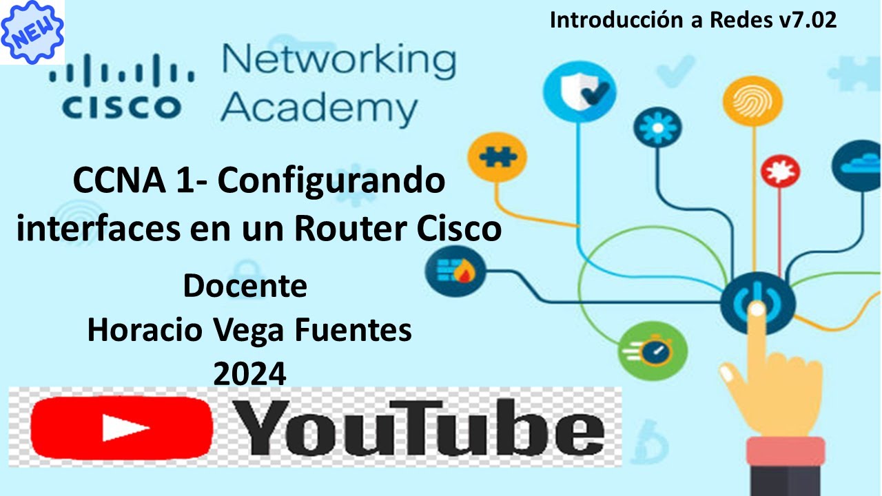 CCNA 1 - Configurando interfaces en un Router Cisco - YouTube