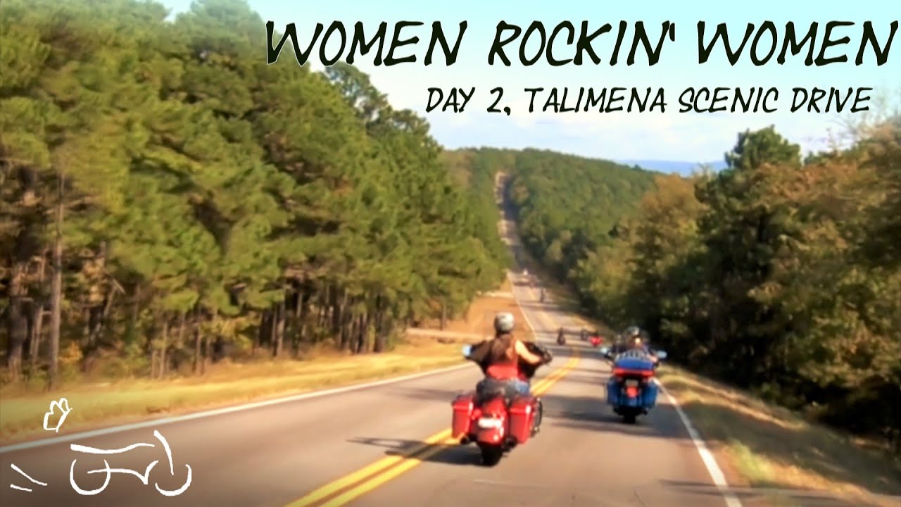 Talimena Scenic Byway by motorcycle, Oklahoma. Women Rockin' Women ...
