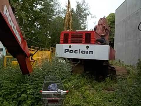 Poclain SC150 from 1974 in action today! (2020 may) - YouTube