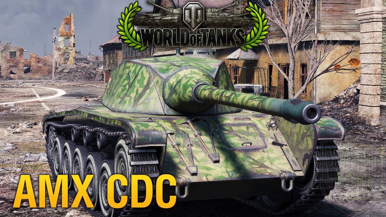 World of Tanks Replay - AMX CDC - 1vs5 - 6K Damage - 6 Kills - 2k Exp ...