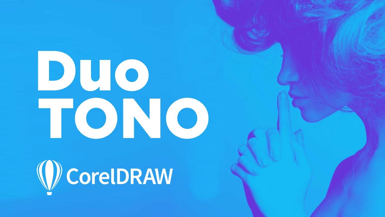 COMO CONVERTIR a DUOTONO Color de 2 TINTAS 👕 CORELDRAW 2022 - YouTube