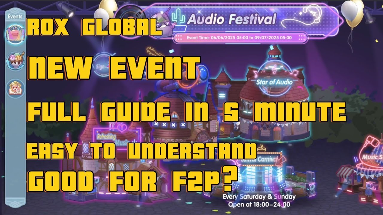 ROX GLOBAL - NEW EVENT GUIDE IN 5 MINUTES - YouTube