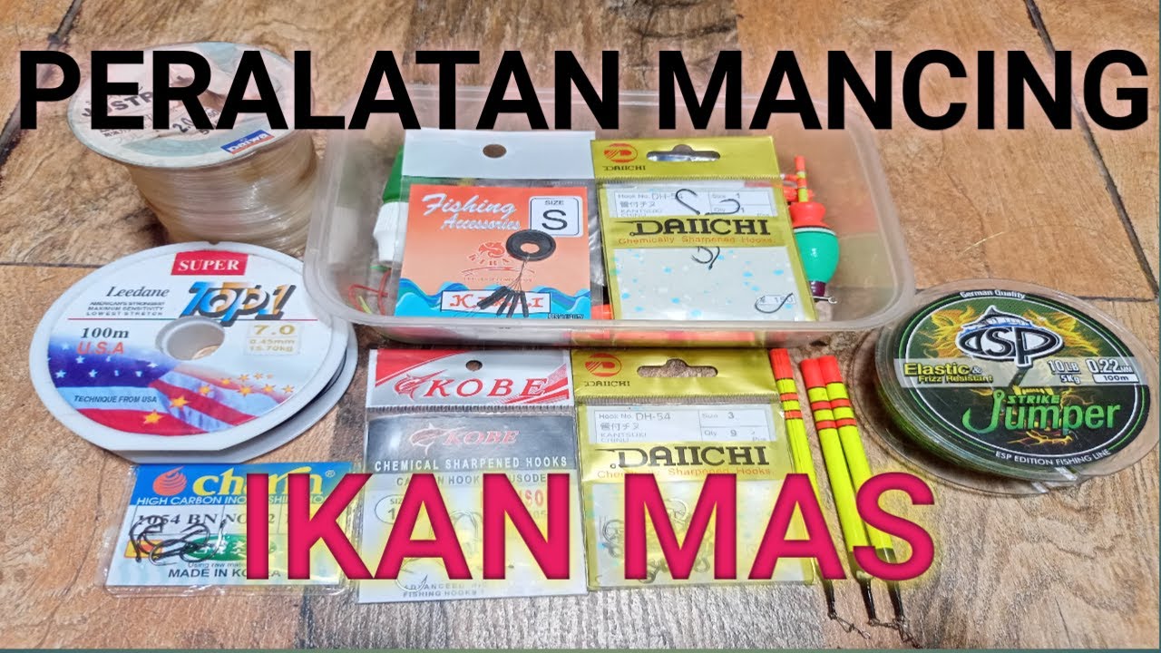 Peralatan Mancing Ikan Mas yang wajib dibawa - YouTube