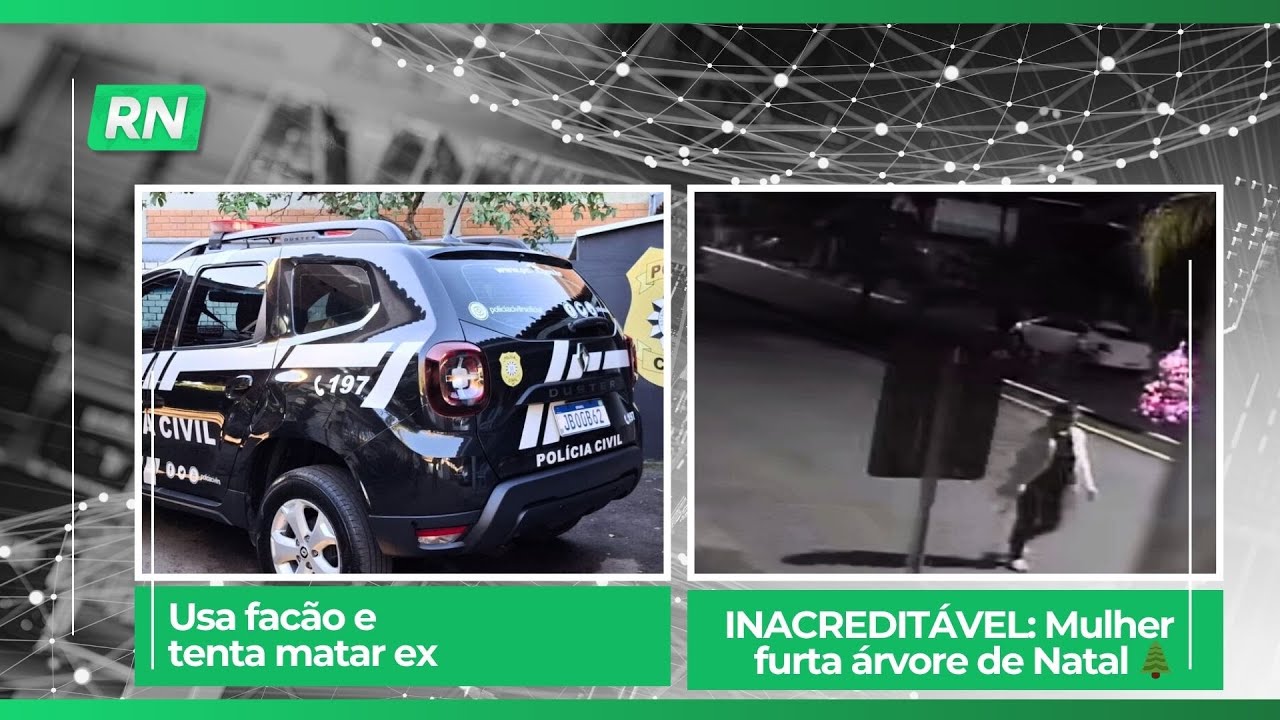 Usa facão e tenta matar ex | INACREDITÁVEL: Mulher furta árvore de ...