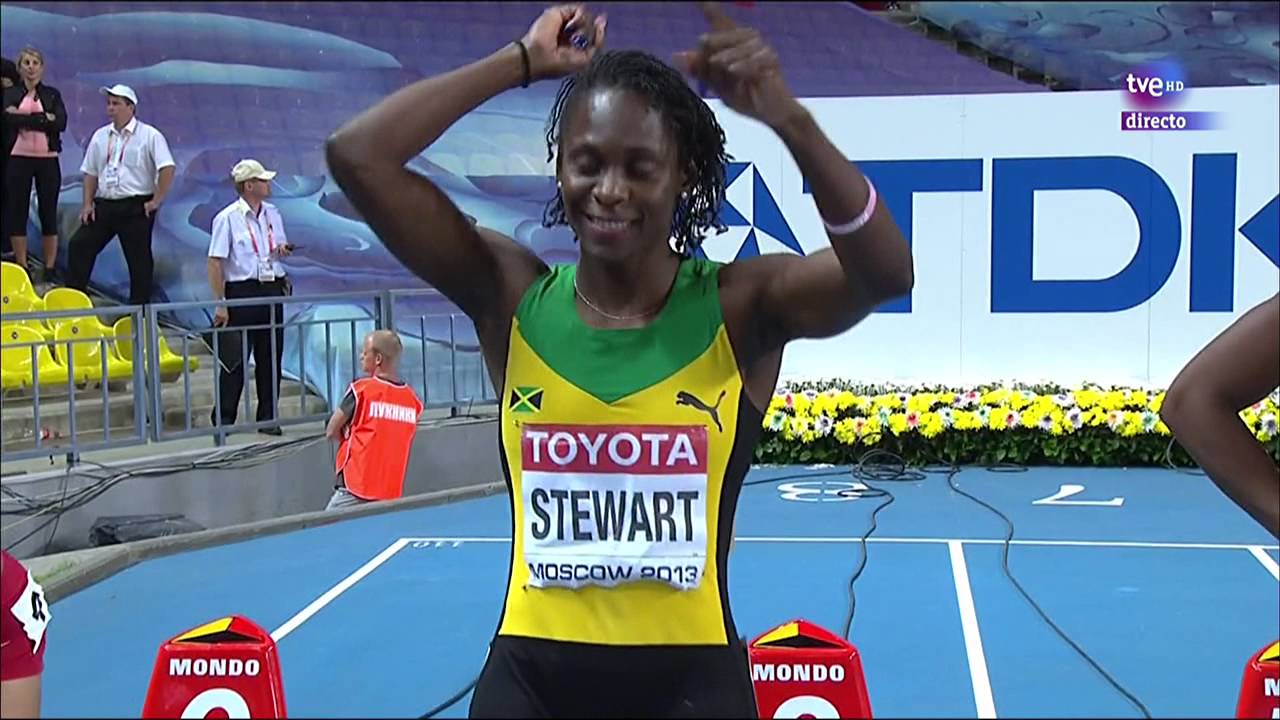 Final 100m. femenino. Atletismo Cto. del Mundo Moscú 2013. - YouTube