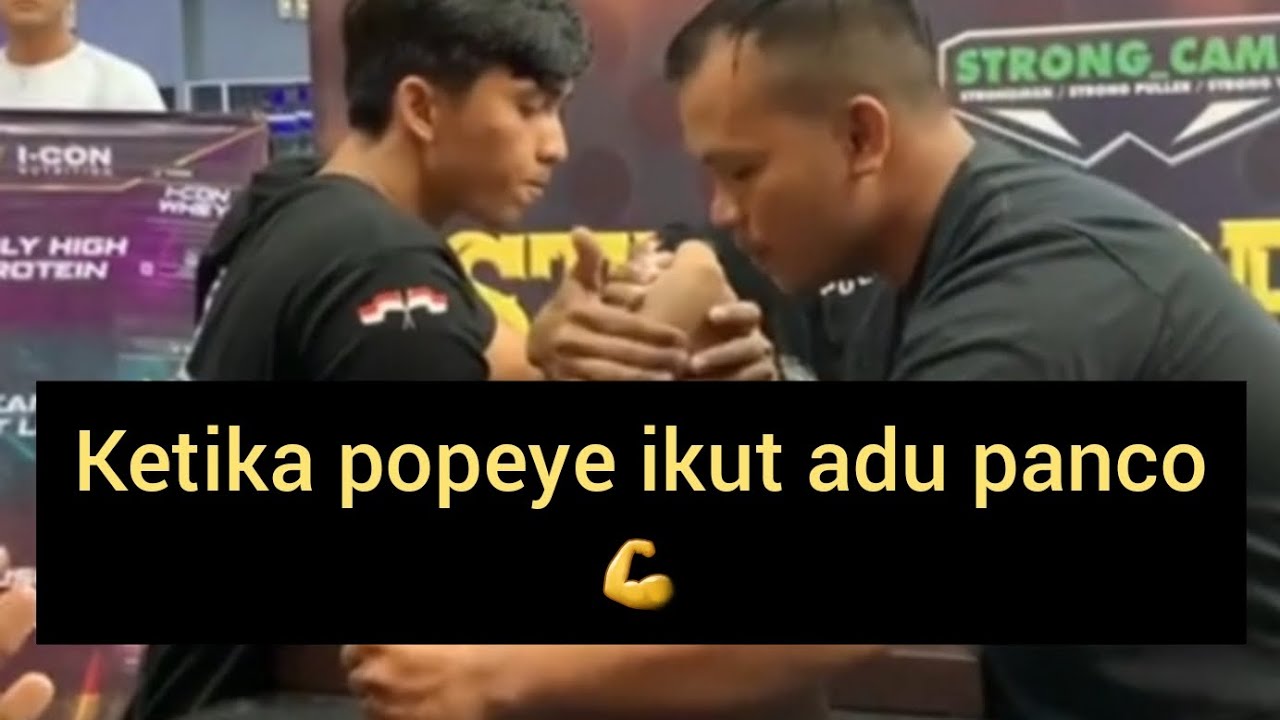ketika popeye ikut adu panco💪#armwrestling #panco #trending ...