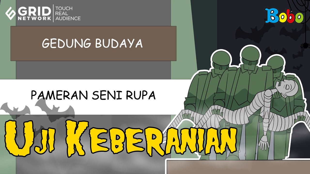 Cerita Misteri - Uji Keberanian - Kartun Misteri - YouTube