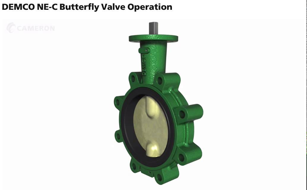 Demco Butterfly Valve Animation - YouTube