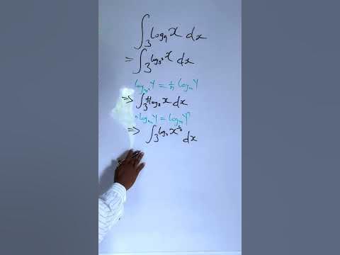 integral of logarithmic function No 2 #integral #integration - YouTube
