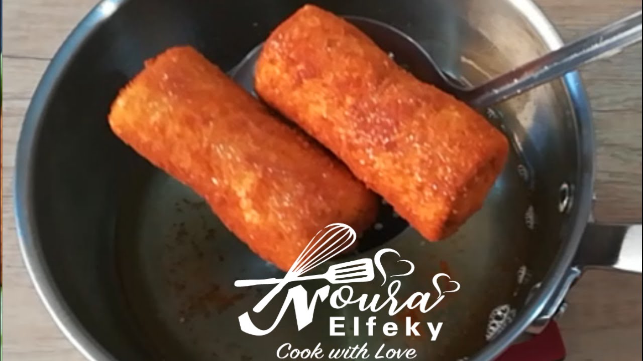 The best way to make fried crepes With an easy and simple filling👍 Eid ...