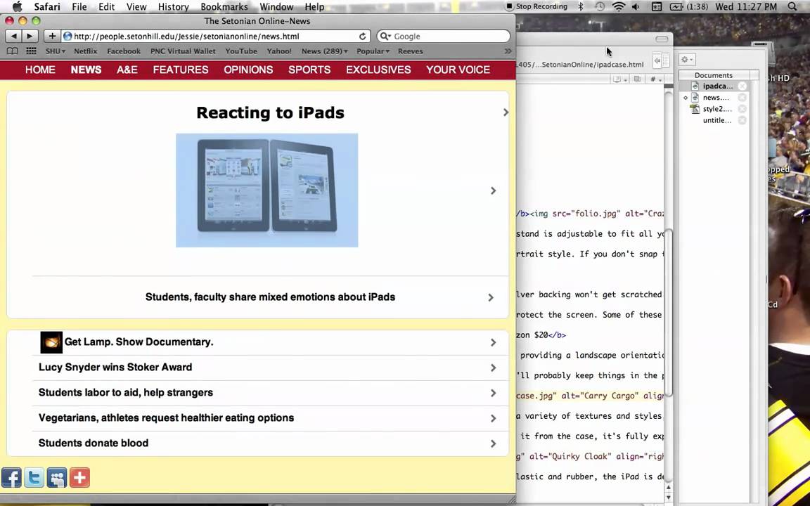 iPad Screencast 2 - YouTube