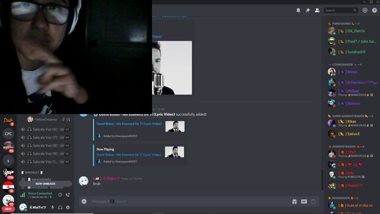 Arrow cantando en discord - YouTube