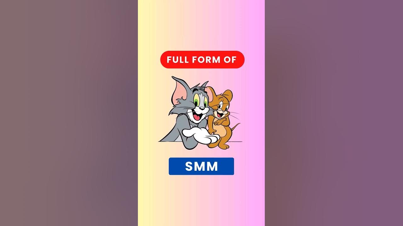 Full Form of SMM - YouTube