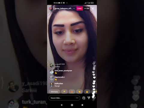 Gunay Babayeva Official canli yayında