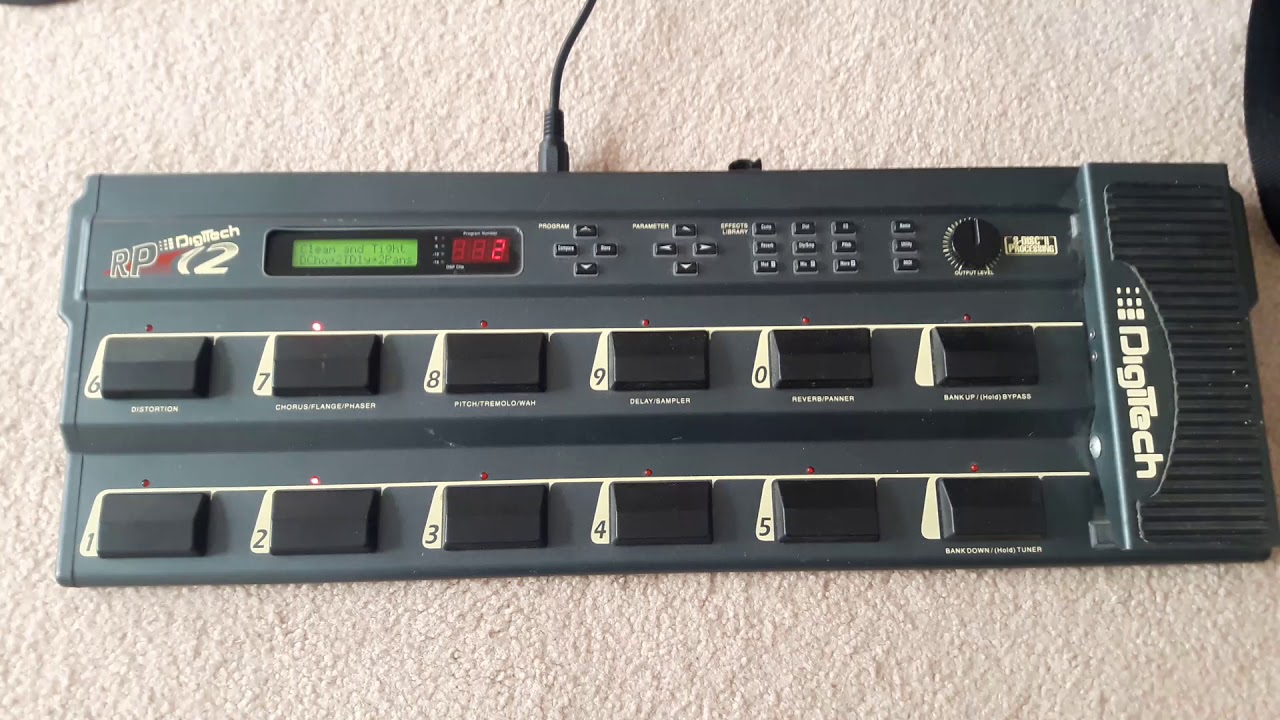 Digitech RP12 keeps resetting [Solved] - YouTube