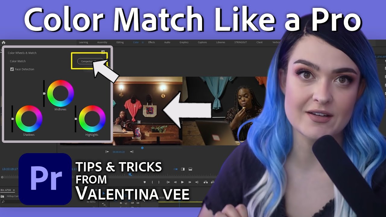 Color Matching & Color Correction w/ Multiple Cameras | Premiere Pro w ...