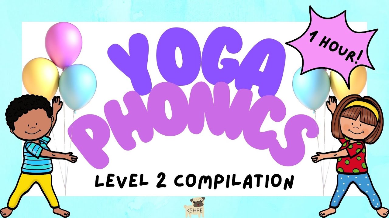 Yoga Phonics 1 Hour Compilation Ending Sounds Tricky Letters & Reading ...