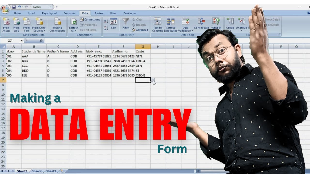 How to Create a Professional Data Entry Form | Easy Step-by-Step Guide ...