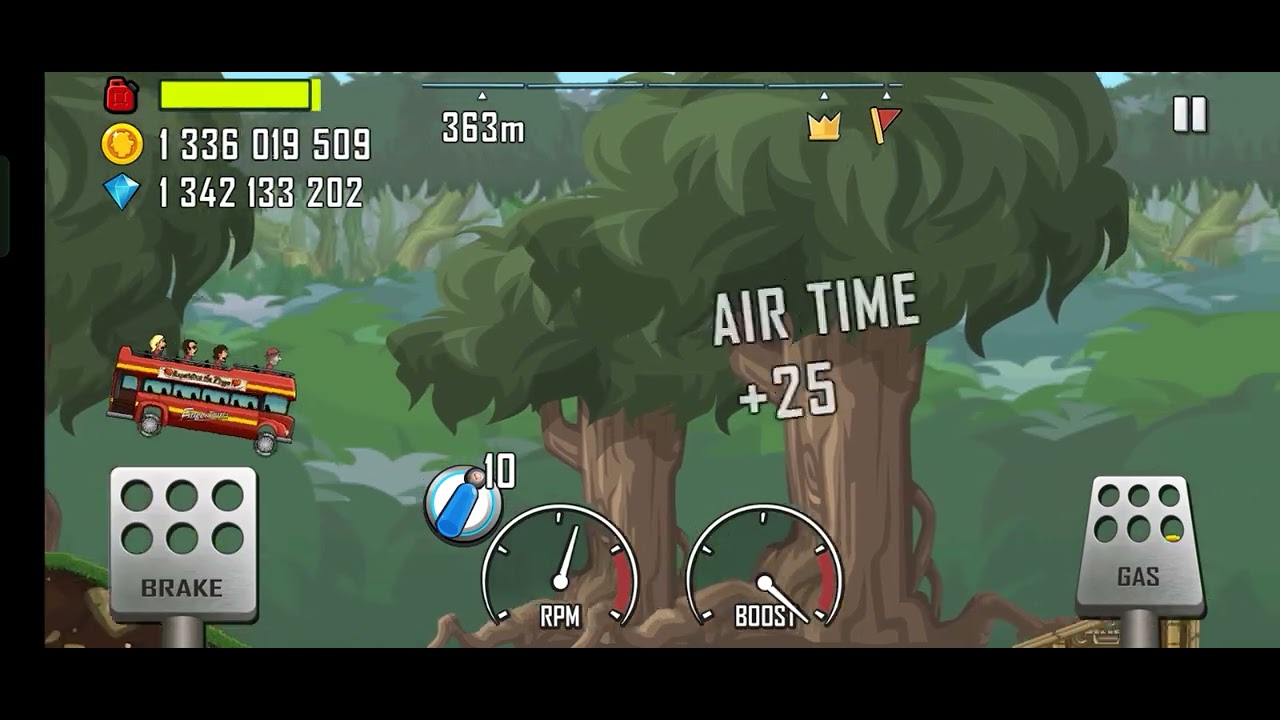 Hill climb racing mei Jungle road mei Tourist bus se comt 1m to 650m ...