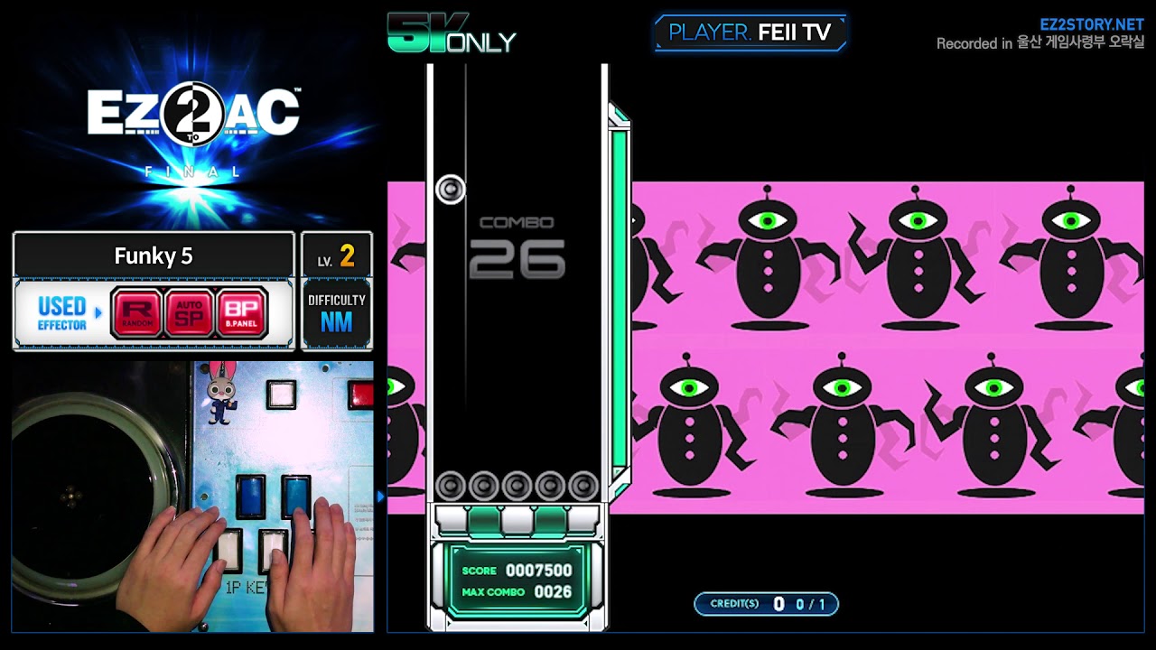 [EZ2AC : FN] 5K ONLY (2) Funky 5 [NM] - YouTube