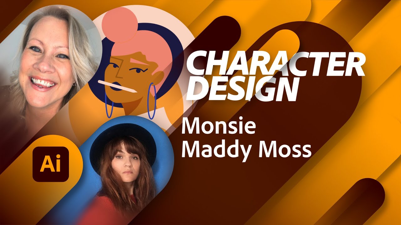 Behance :: Character Design with Monsie and Maddy Moss | Adobe Live