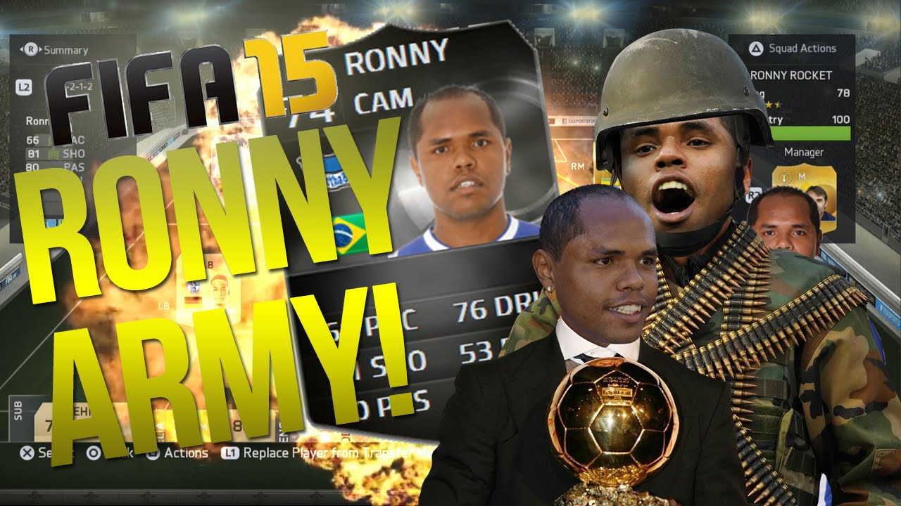 FIFA ULTIMATE TEAM 15 - RONNY ROCKET BEGINS - YouTube