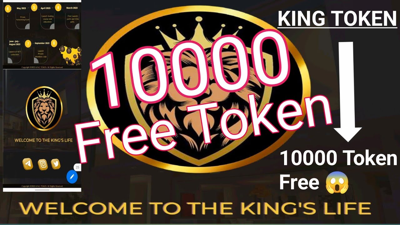 10000 Rs.Ki Id Bilkul Free Free 🚇10000 KING token Free Free Free😱 ...