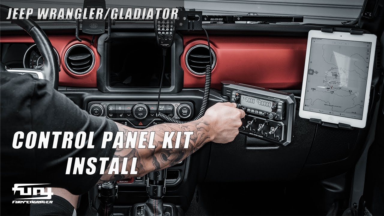 FURY AWAKEN SERIES CONTROL PANEL KIT FOR JEEP WRANGLER JL GLADIATOR JT ...