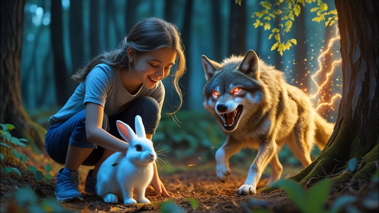 The Dangerous Wolf 🐺 injures the Magical Rabbit🐇 And the innocent Zoya ...