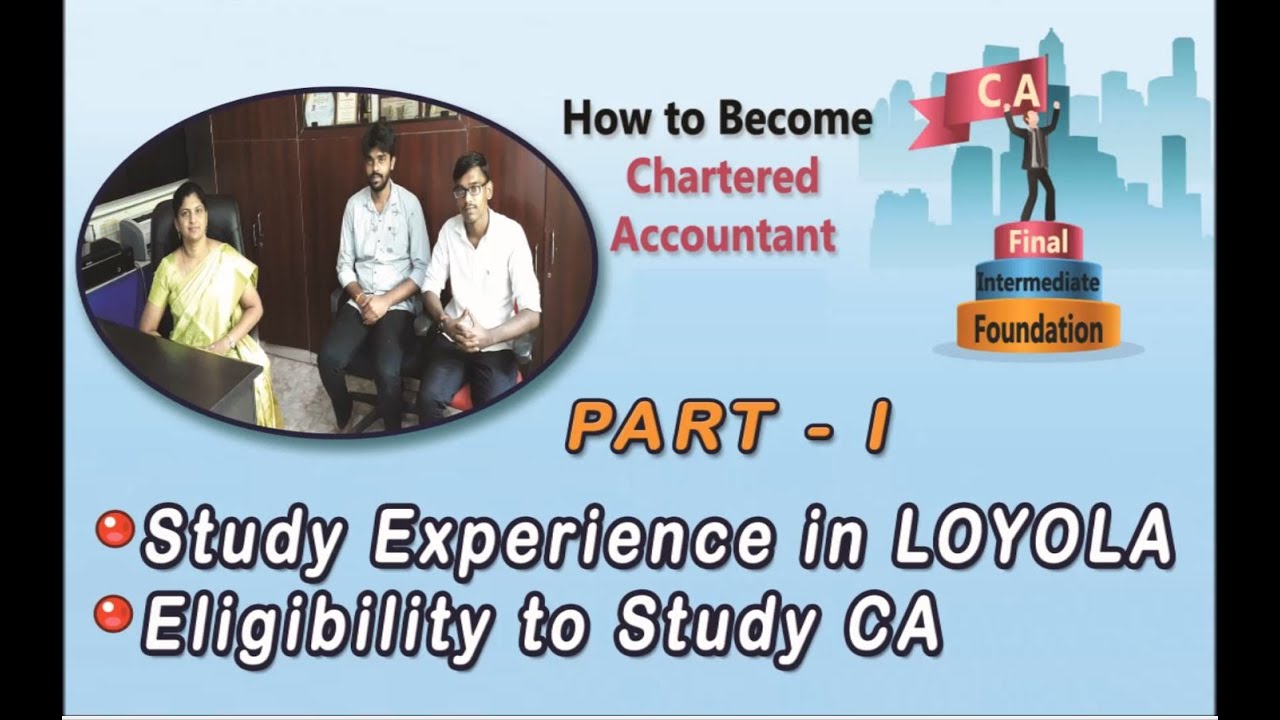 Part 1 | Eligibility to study Chartered Accountant (CA) | Study ...