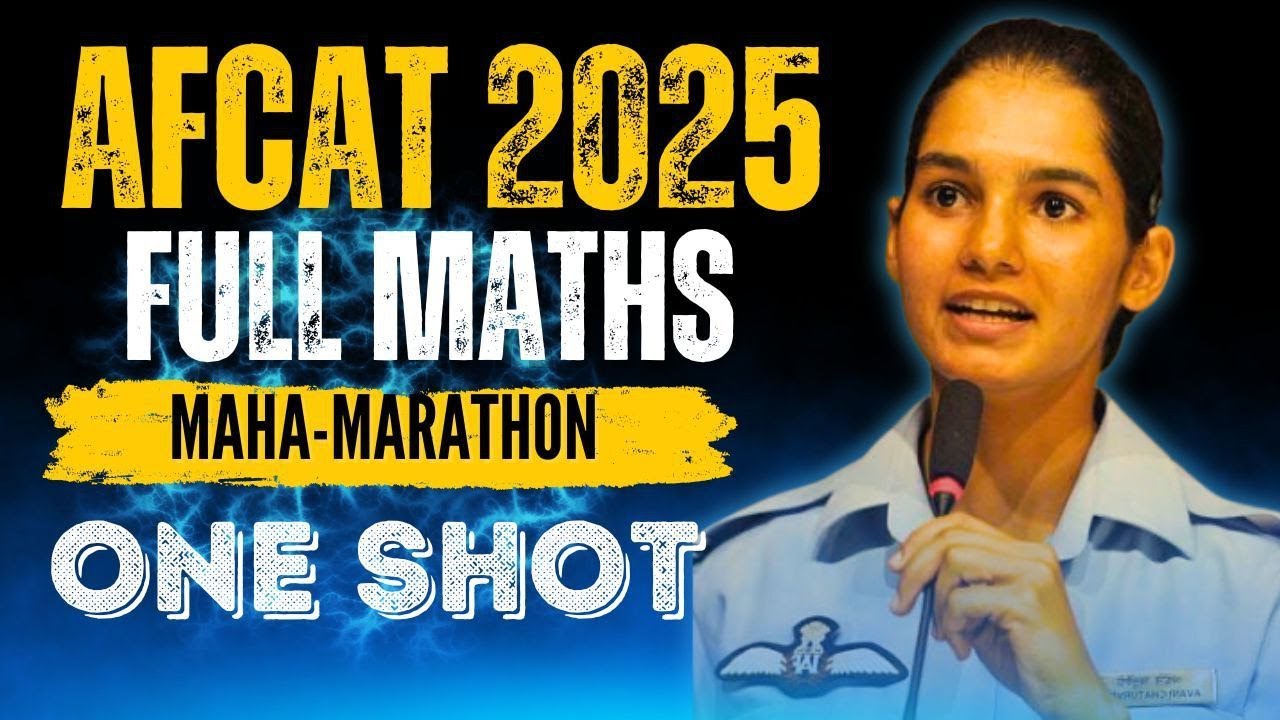 COMPLETE AFCAT MATHS| ONE SHOT VIDEO(1) 2025|| BY RAHUL SIR || #afcat # ...