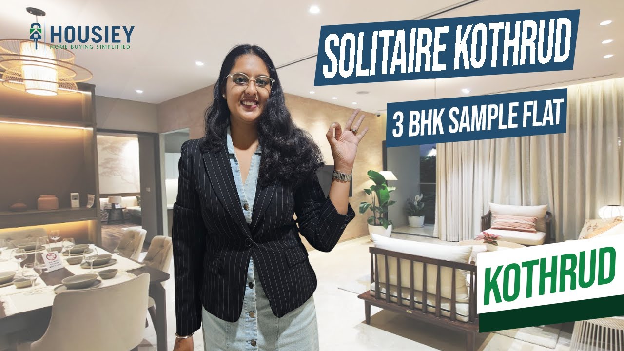 Solitaire Kothrud Project | 3 BHK Sample Flat Tour [2025] | Solitaire ...
