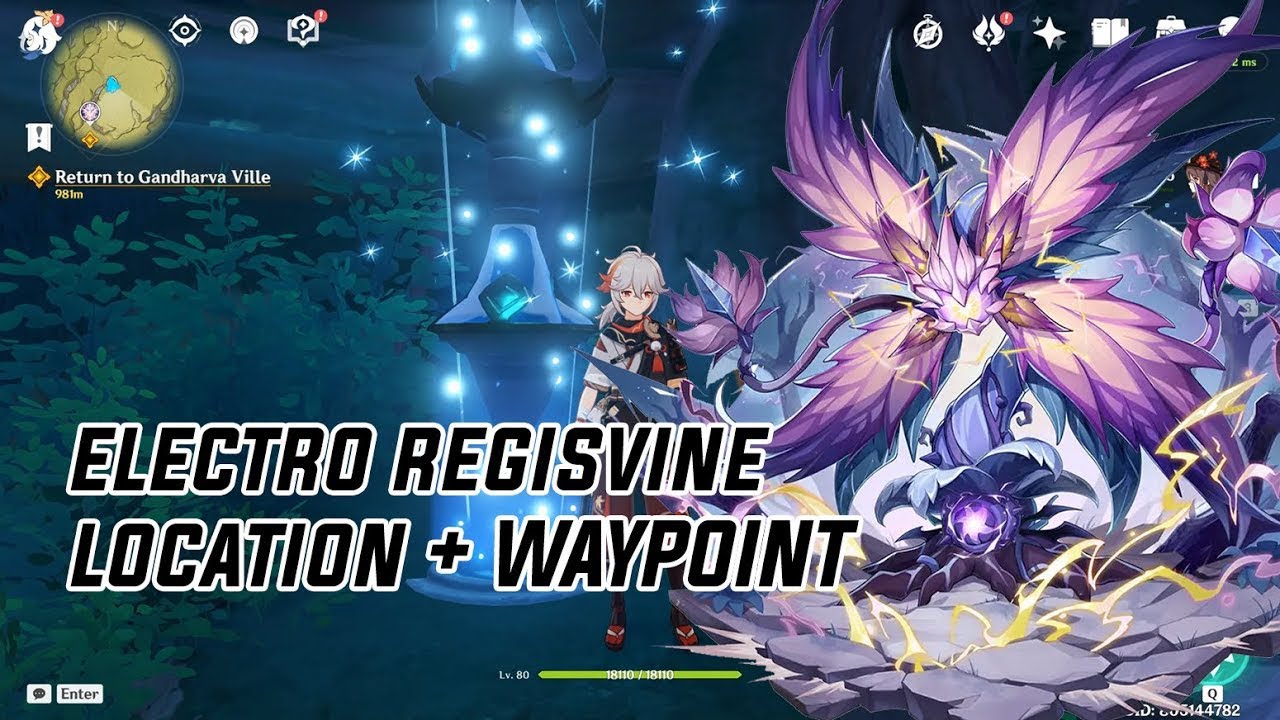 How to find Electro Regisvine location in Sumeru | Genshin Impact - YouTube