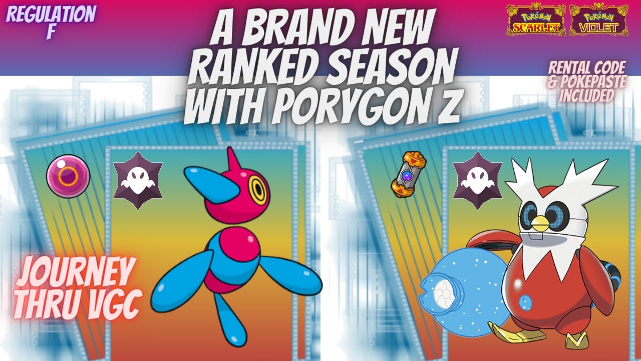 A BRAND-NEW RANKED season with PORYGON- Z: REGULATION F - Pokemon ...